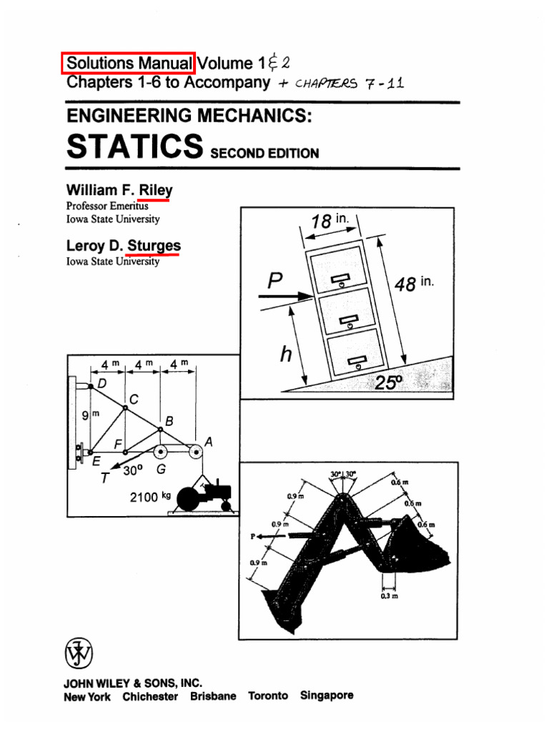 Part 1 Riley Amp Sturges Statics 2nd Ch01 06 PDF | PDF