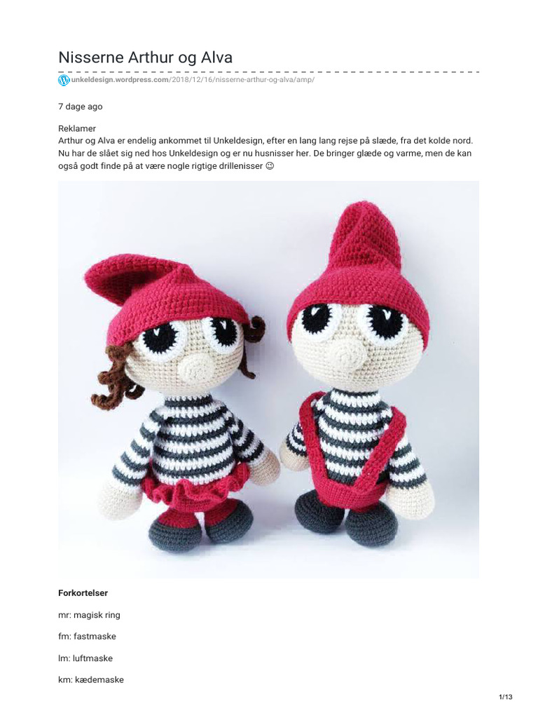 Nisserne Arthur Og Alva: Forkortelser | PDF