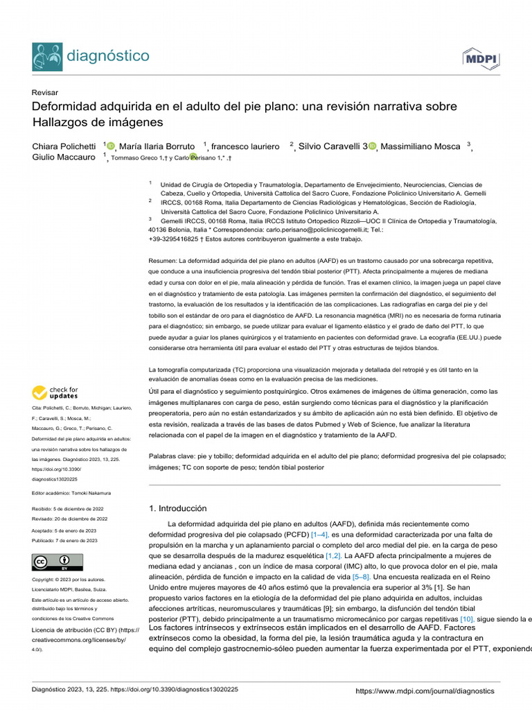 Angulos RX Pie Plano Progresivo Traducido | PDF | Pie | Imagenes medicas