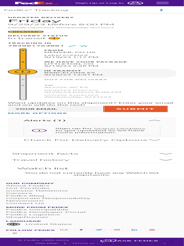Detailed Tracking | PDF