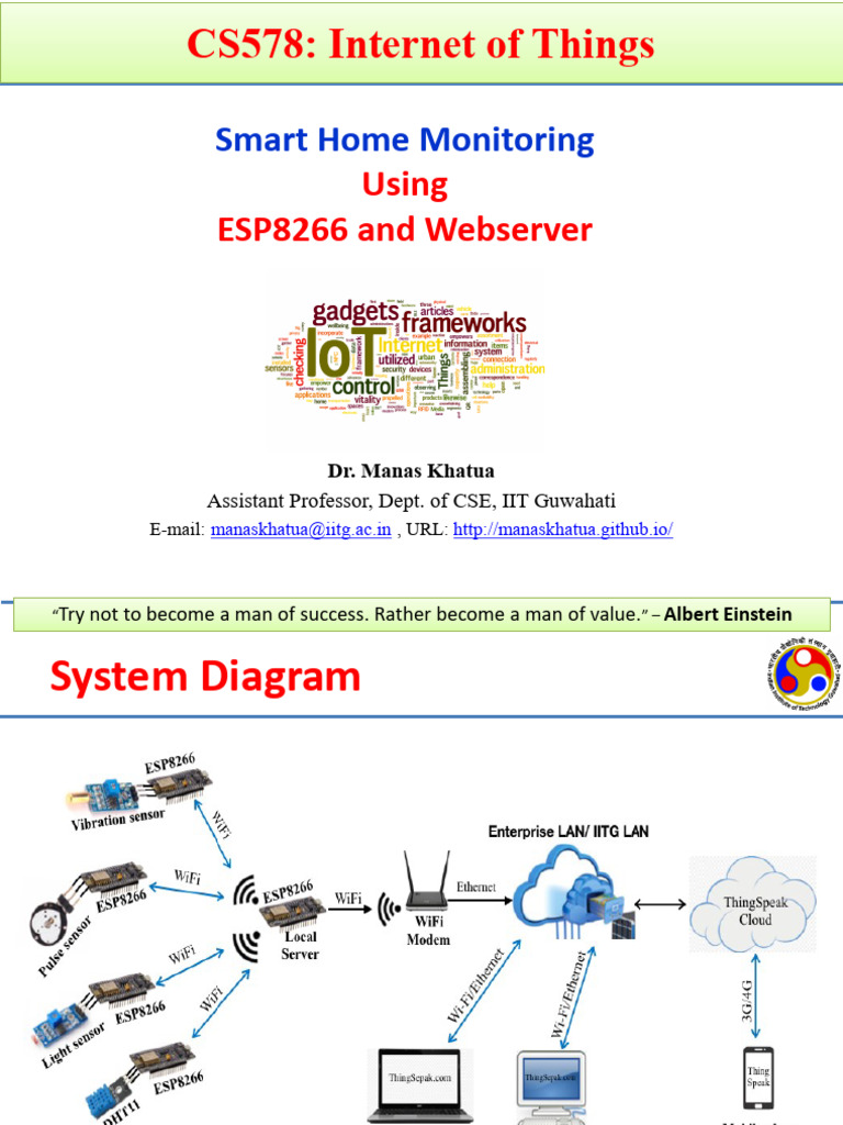 IoT PPT07 Demo1 Smart Home ESP8266 | PDF | Wi Fi | Ip Address