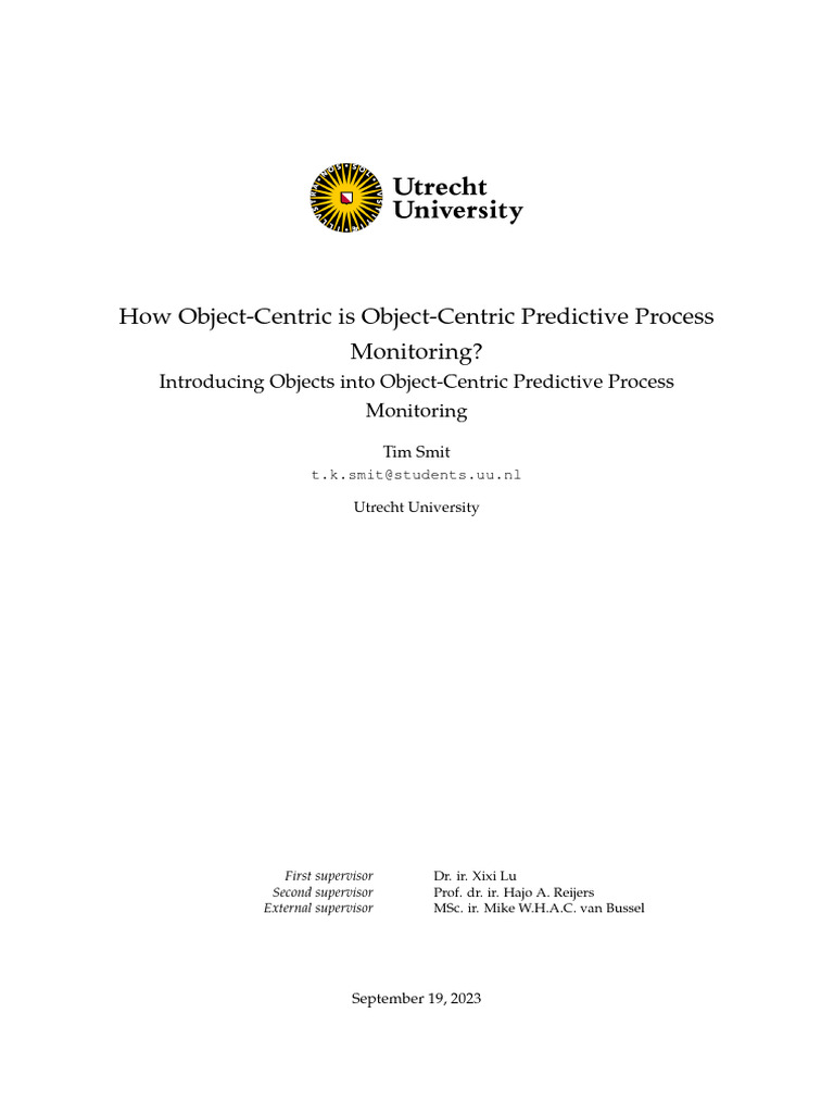 Tim Smit How Object Centric Is Object Centric Predictive Process