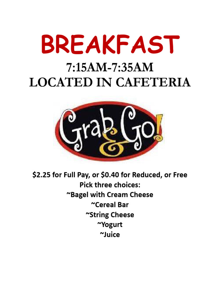 Breakfast Grab Go | PDF