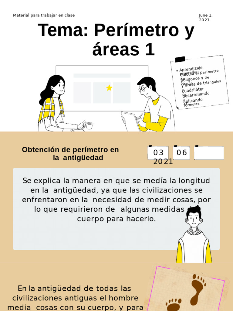 Tema Perímetro y Áreas 1 | PDF | Longitud | Geometría Elemental