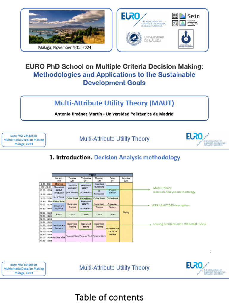 Multi-Attribute Utility Theory (v2) | PDF | Utility | Decision Making