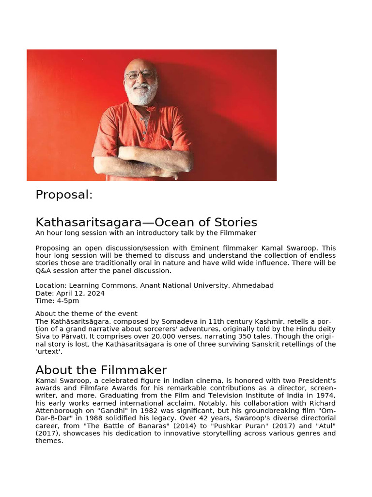 Kamal Swaroop - About The Filmmaker | PDF