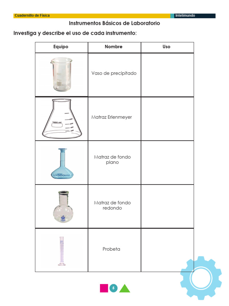 Instrumentos Básicos de Laboratorio en Física | PDF | Equipo de laboratorio