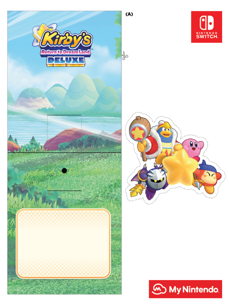 Kirbys Return To Dream Land Deluxe PopUp Card | PDF