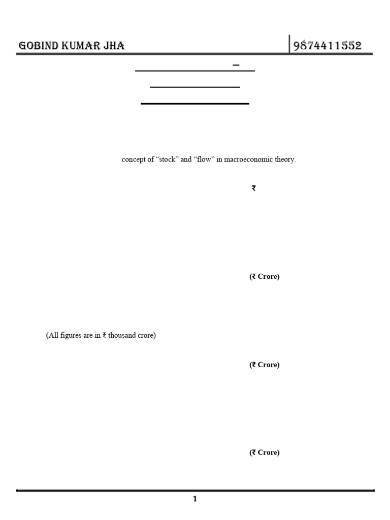Sem - V Macroeconomics Leaked Question Paper | PDF | Inflation ...