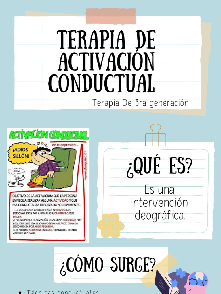 Terapia de Activación Conductual | PDF