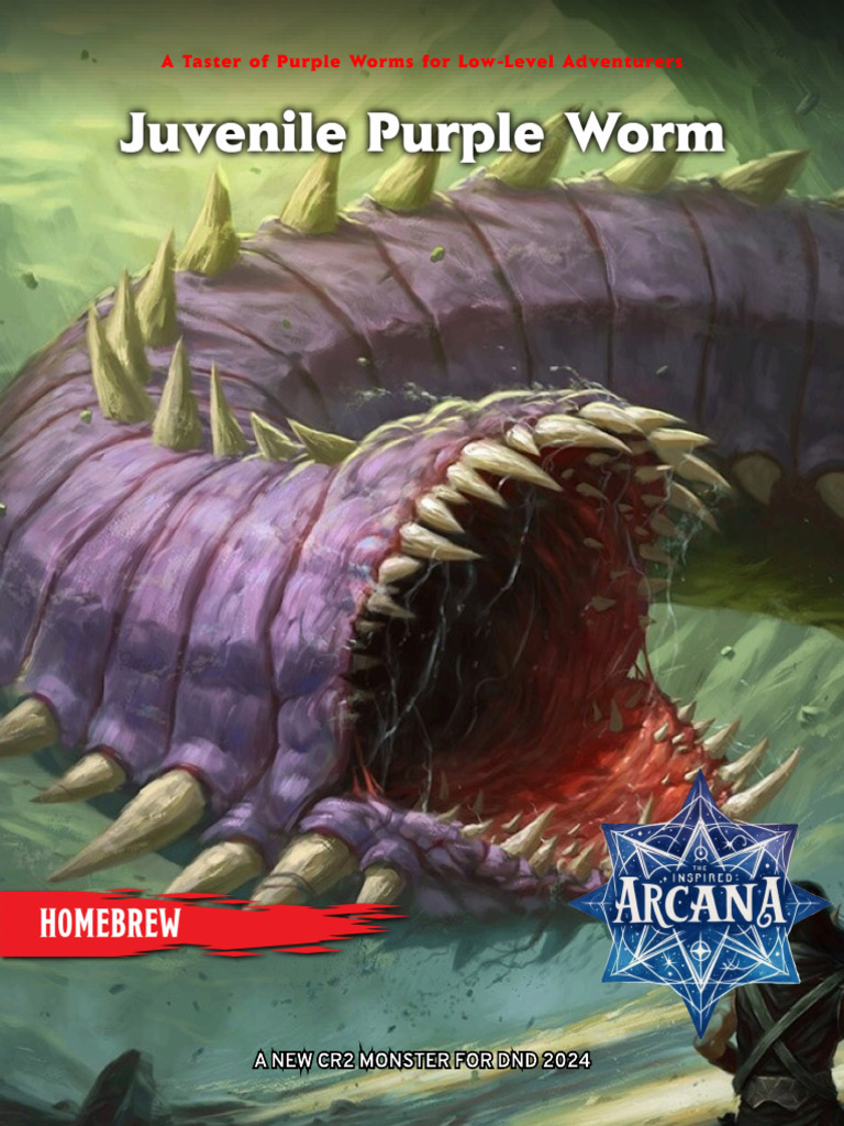 D&D Purple Worm Juvenile | PDF