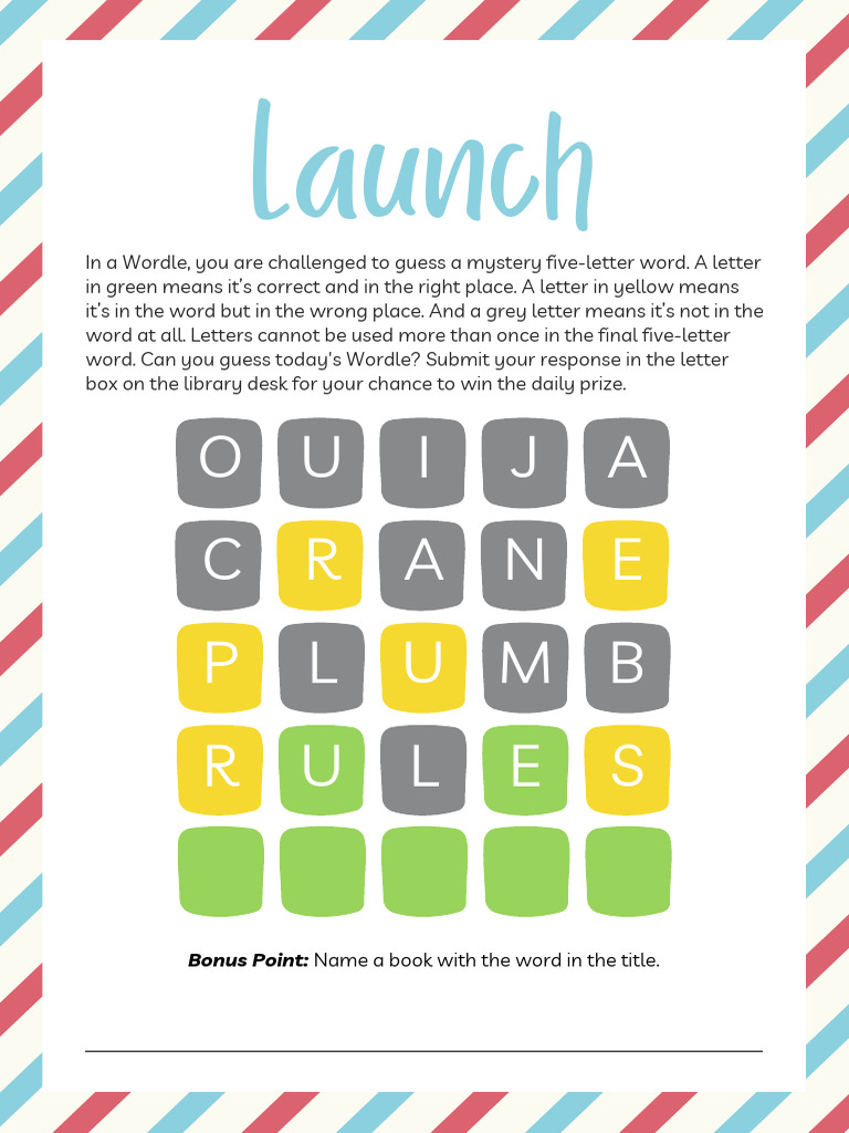 Daily Wordle Challenge and Prize | PDF