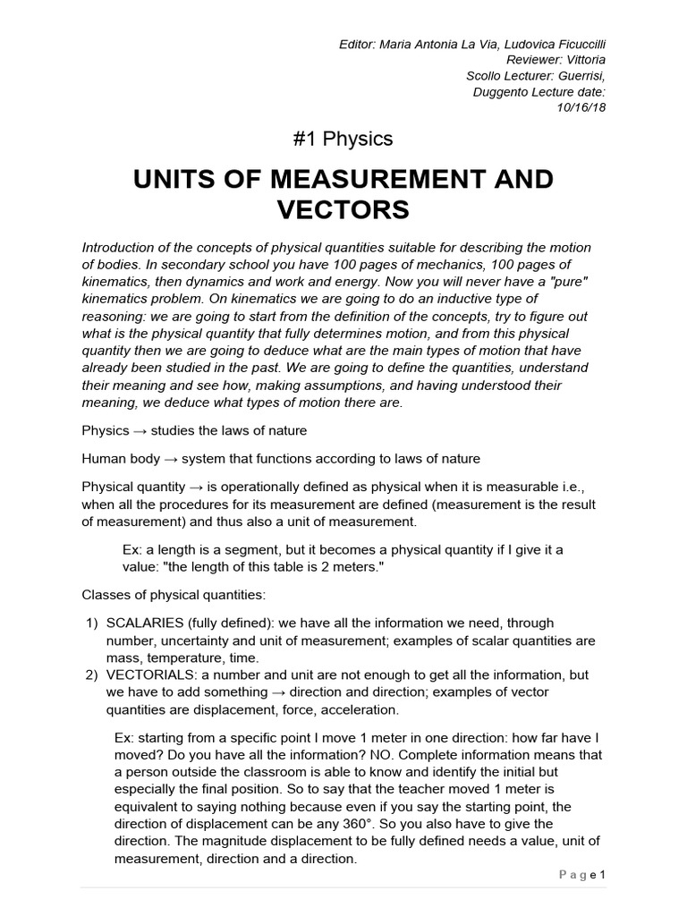 Fisica Sbobine en | PDF | Force | Acceleration