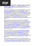 Tokyo Population and Governance 2023 | PDF