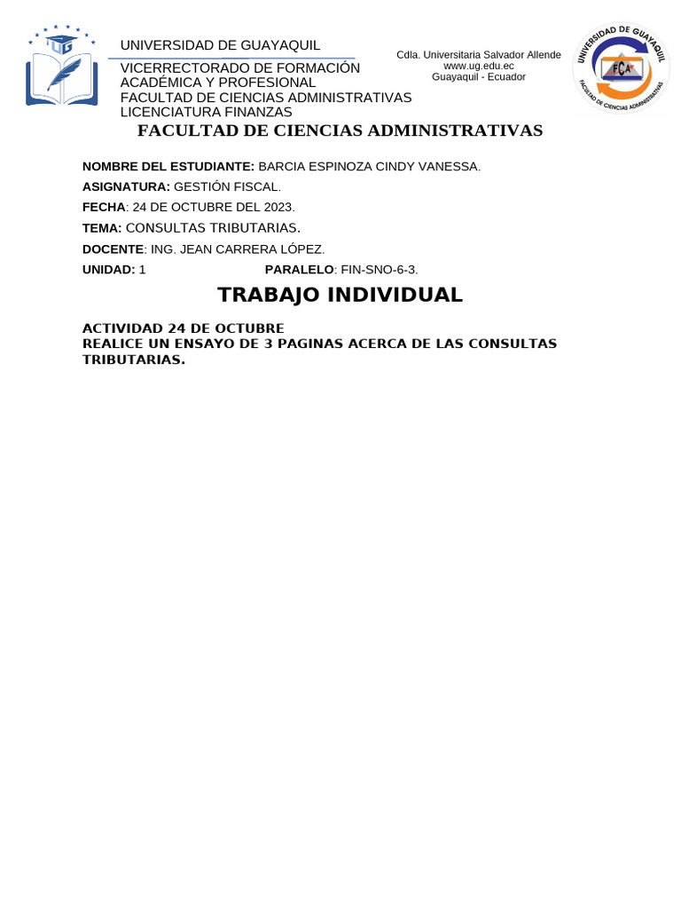 Formato de Tareas | PDF