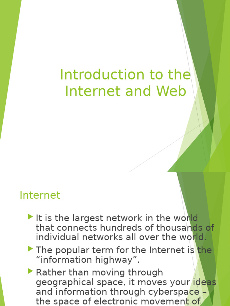 Internet Basics Powerpoint | PDF | World Wide Web | Internet & Web