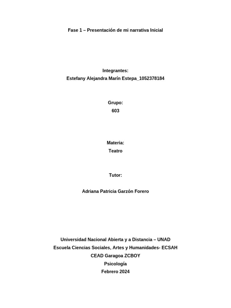 Fase 1 - Estefany Marin - Grupo 603 | PDF