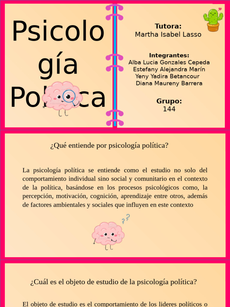 Psicologia Politica | PDF | Sicología | Comportamiento