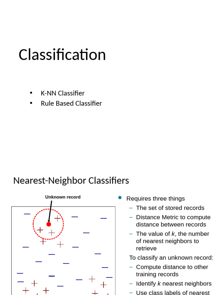 Class Adv Classification II | PDF | Statistical Classification | Information Science