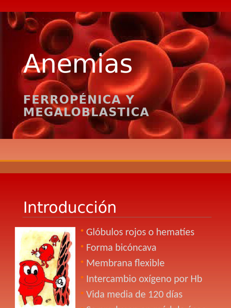 Anemias | PDF | Glóbulo rojo | Anemia