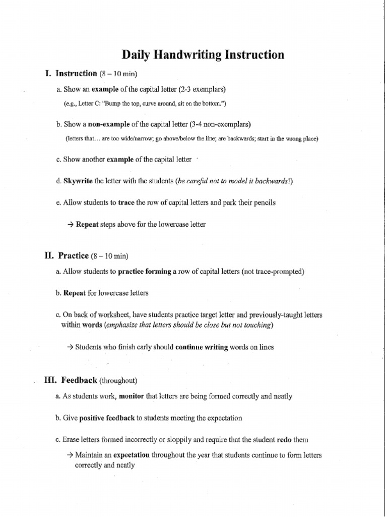 Handwriting Practice Packet | PDF