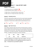 Quick Phonics Screener - Scoring Form | PDF | Phonics | Written ...