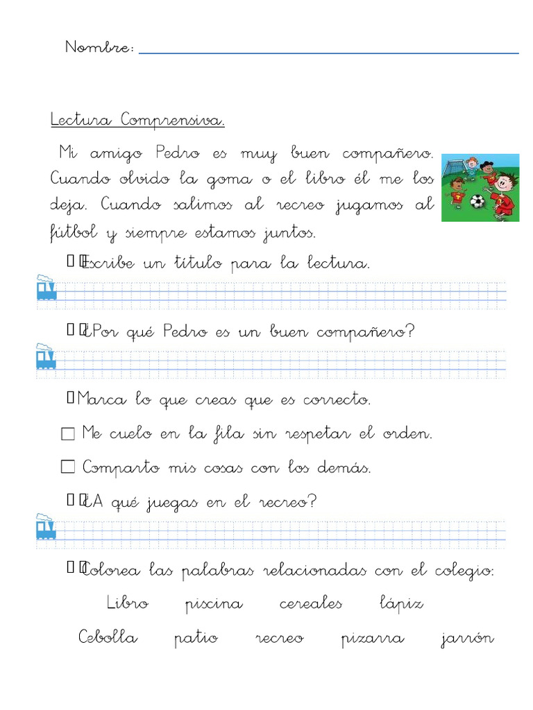 Lectura Comprensiva | PDF