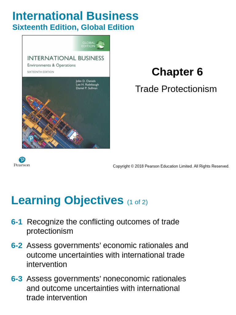 Chapter 4 - Trade Protectionism | PDF | Tariff | Non Tariff Barriers To ...