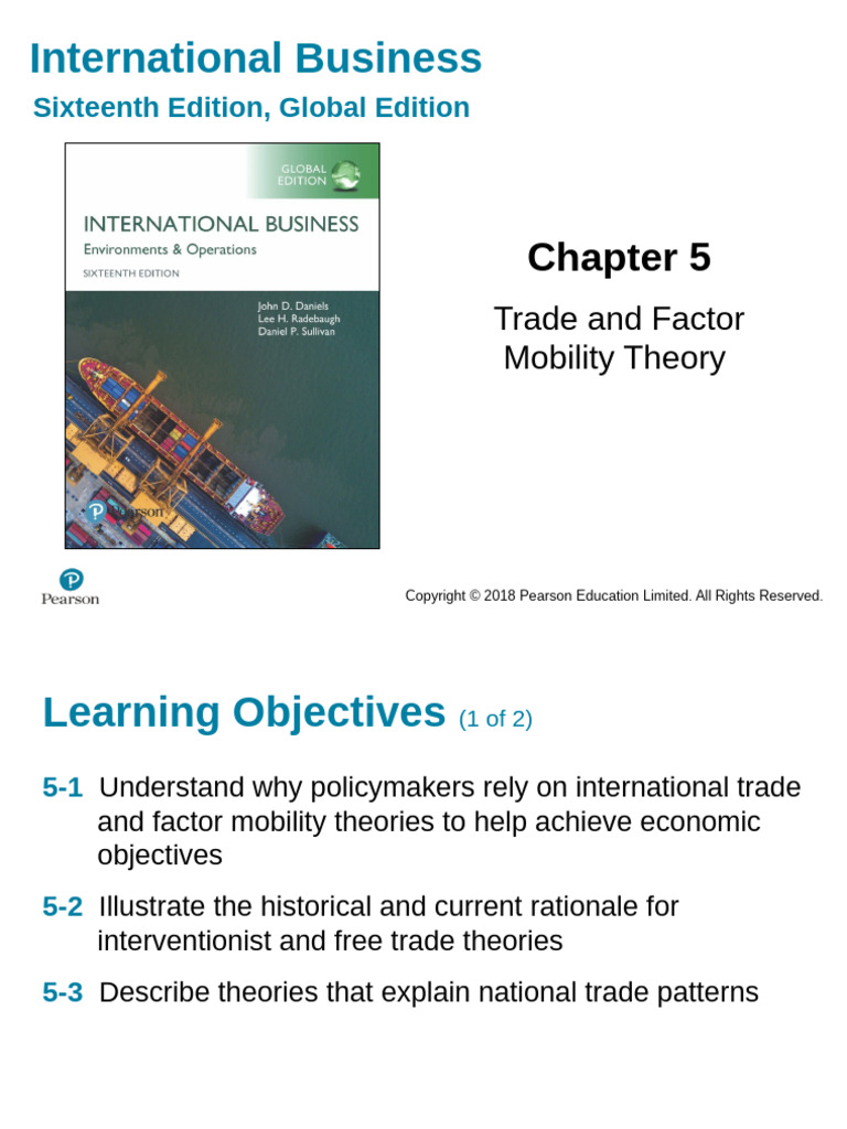 Trade and Factor Mobility Theories Explained | PDF | Comparative ...