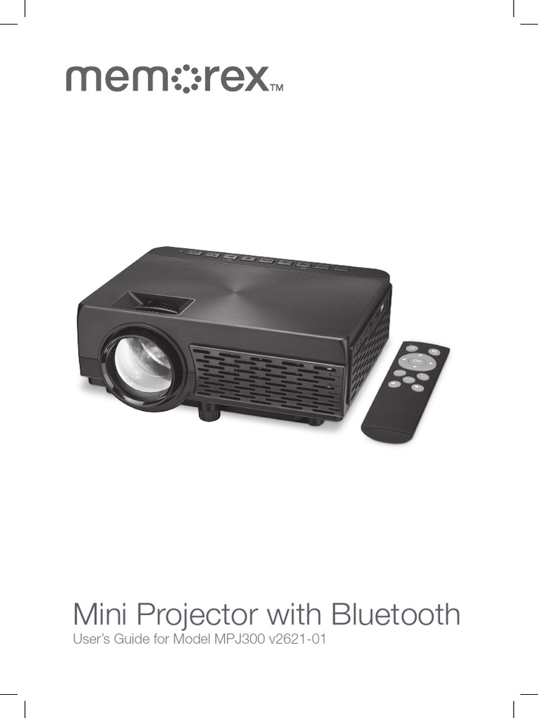 Mini Projector MPJ300 User Guide | PDF | Hdmi | Bluetooth
