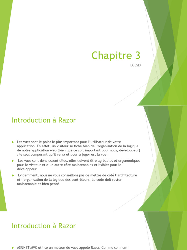 Introduction au moteur Razor ASP.NET | PDF | Cookie (informatique) | Html