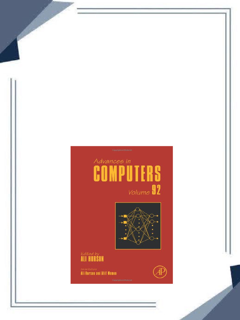 Advances in Computers Volume 92 1st Edition Ali Hurson (Eds.) - The ebook in PDF format is ...