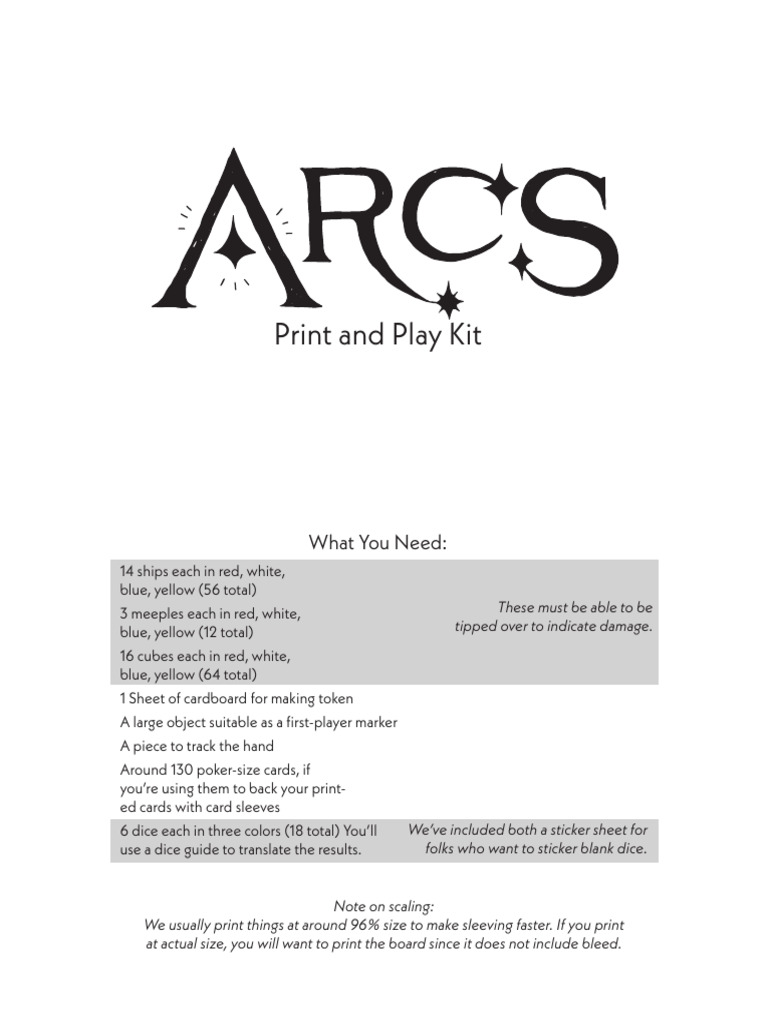 Print and Play Game Kit Essentials | PDF | Tabletop Games