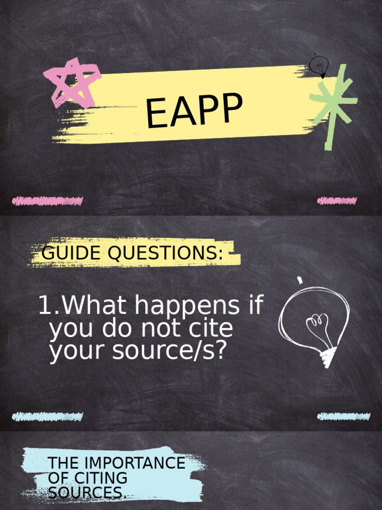 Eapp Lesson 1 (2nd Quarter) | PDF | Plagiarism | Citation