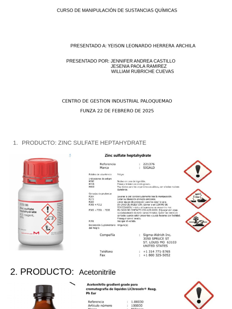 Sustancias Quimicas Peligrosas | PDF