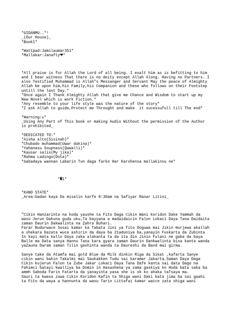 Gidanmu 1&2 Cmplt-1-1 | PDF