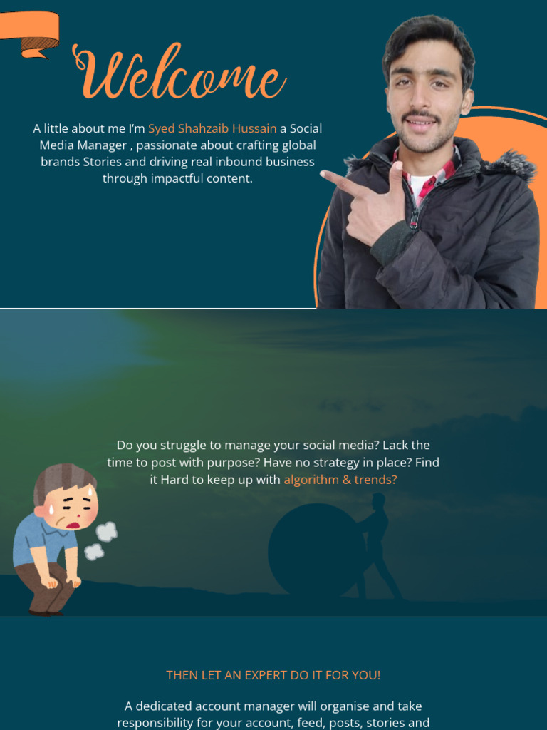 Syed Shahzaib Hussain Portfolio | PDF | Social Media | Popular Culture & Media Studies