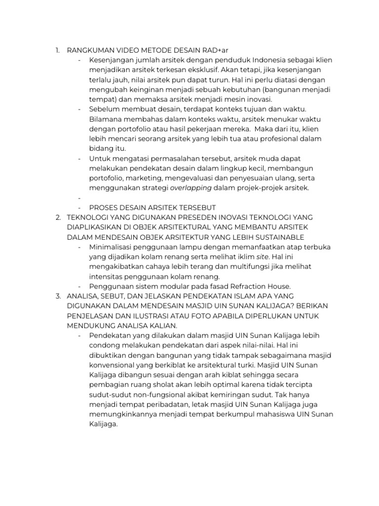 Pengantar Arsi | PDF