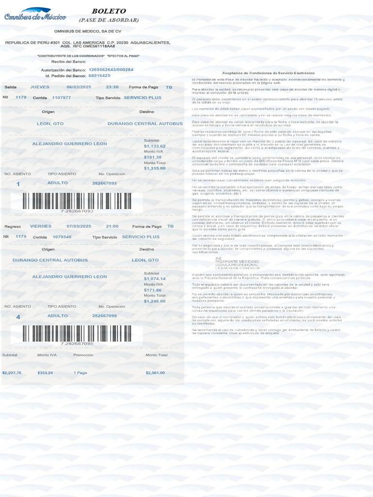 Boletos campaña durango | PDF