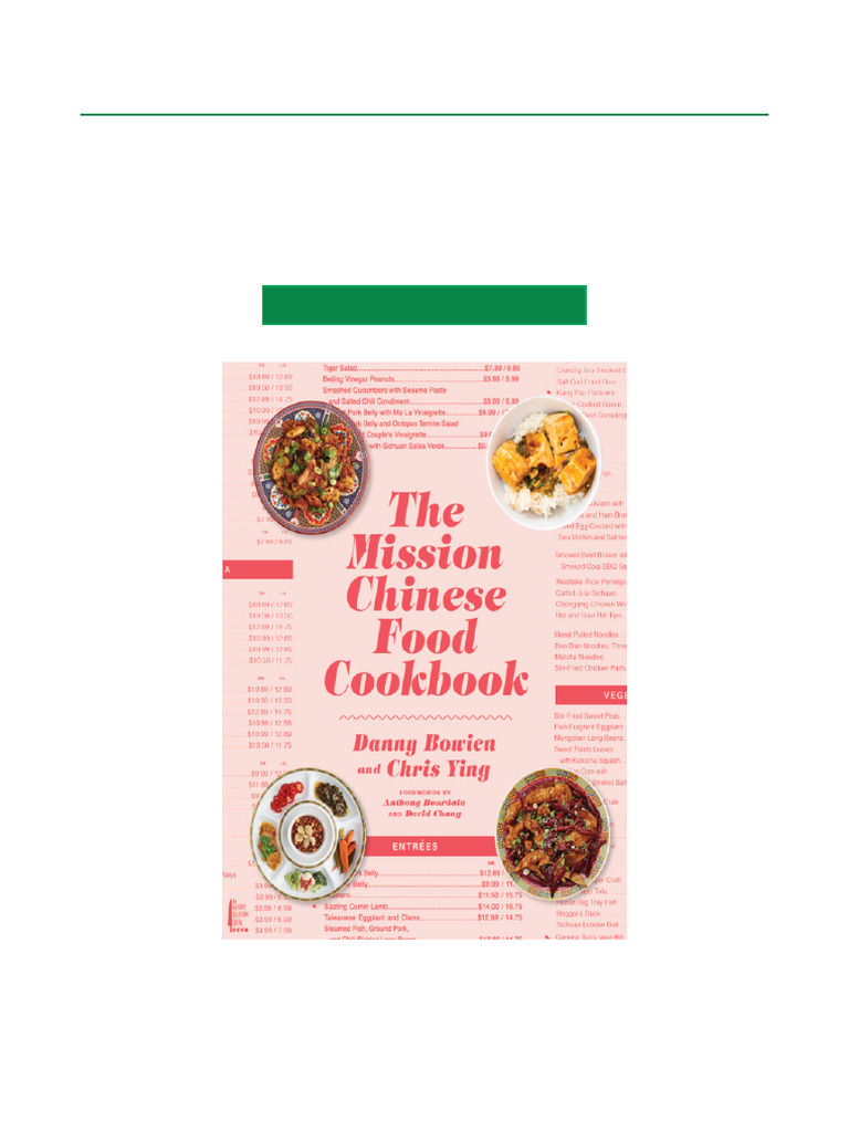 Top Ranking The Mission Chinese Food Cookbook All-in-One Download | PDF ...