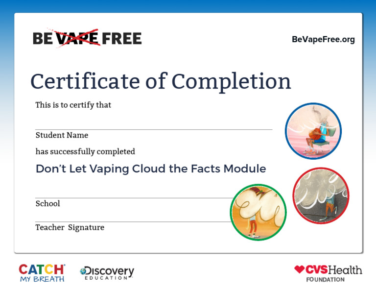 CVS CATCH BVF SPM Certificate | PDF