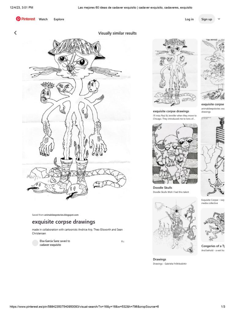 Las Mejores 60 Ideas de Cadaver Exquisito - Cadaver Exquisito ...