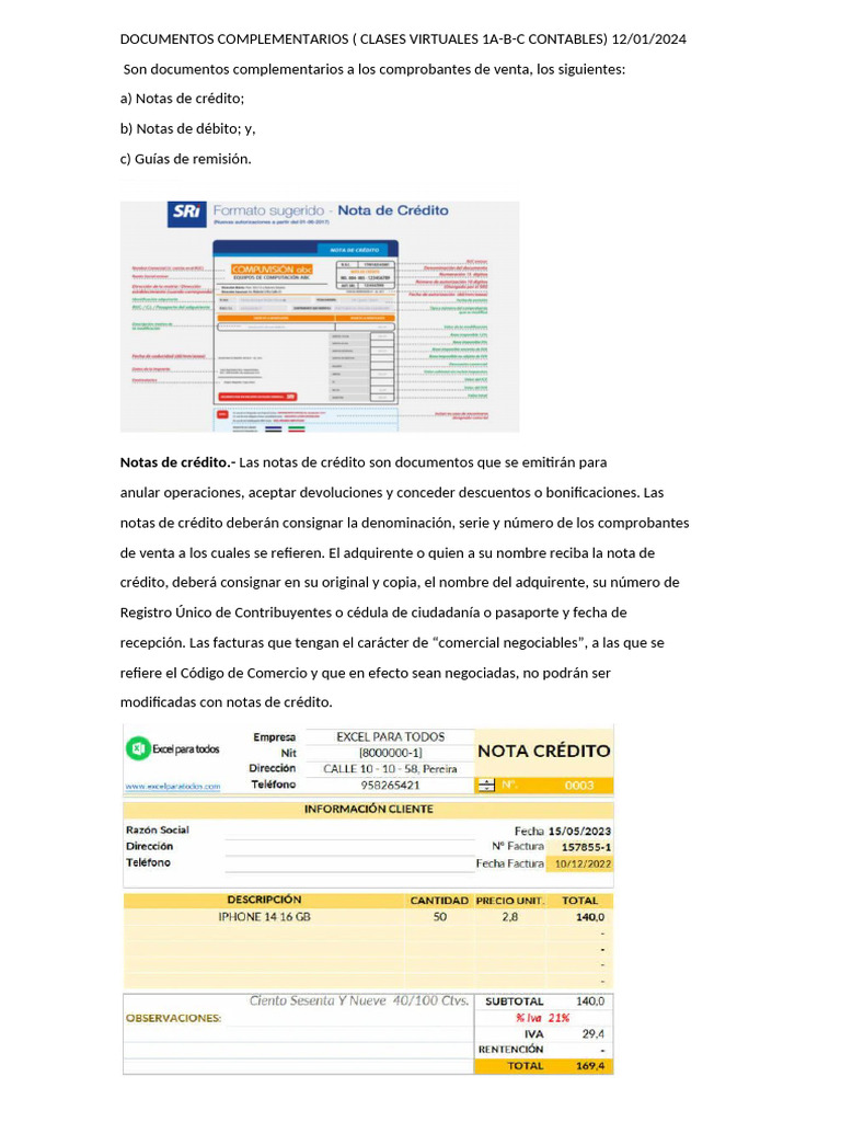 Documentos Complementarios | PDF | Tarjeta de débito | Interés