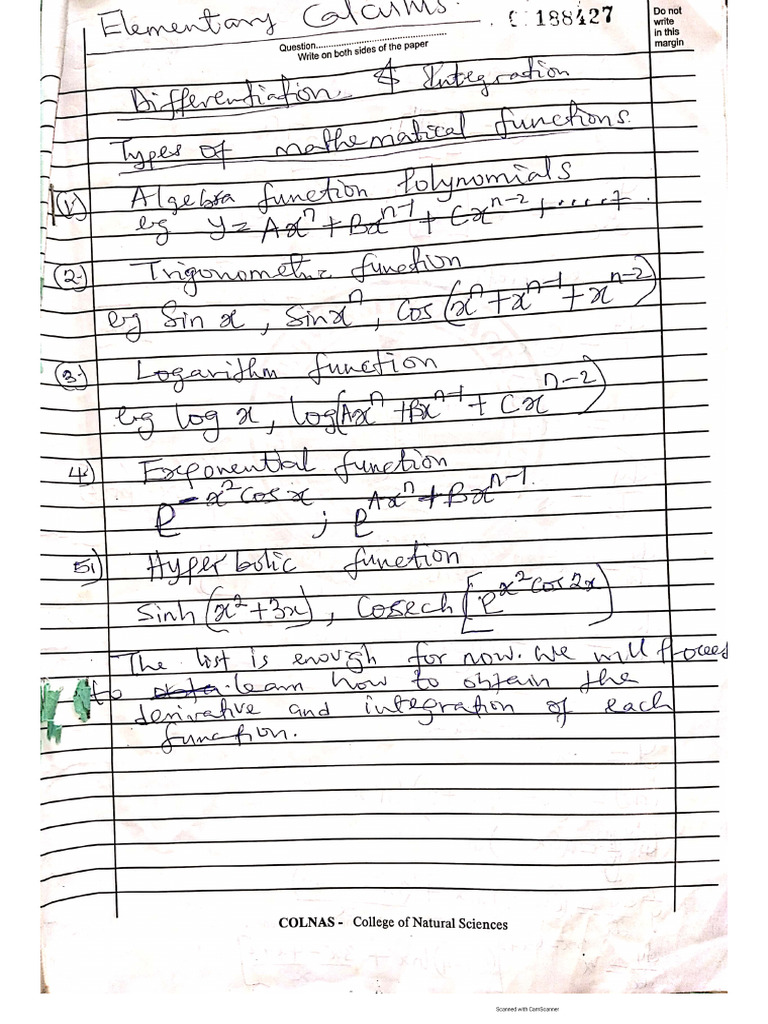 STS181 Classnote by Lecturer | PDF