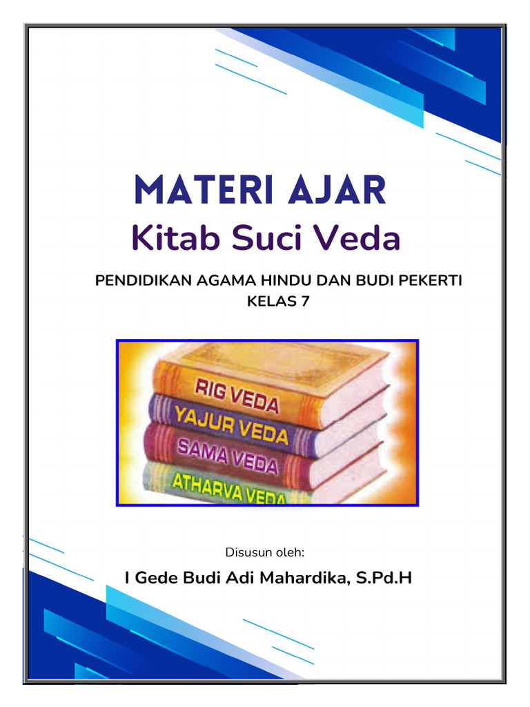 Materi Ajar Kitab Suci Weda | PDF