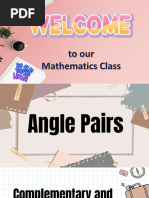 Angle Relationships Worksheet | PDF