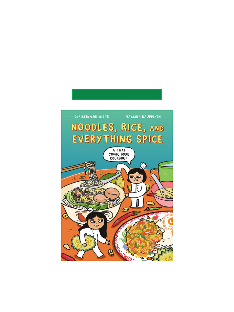 Thai Comic Cookbook: Noodles & Rice | PDF