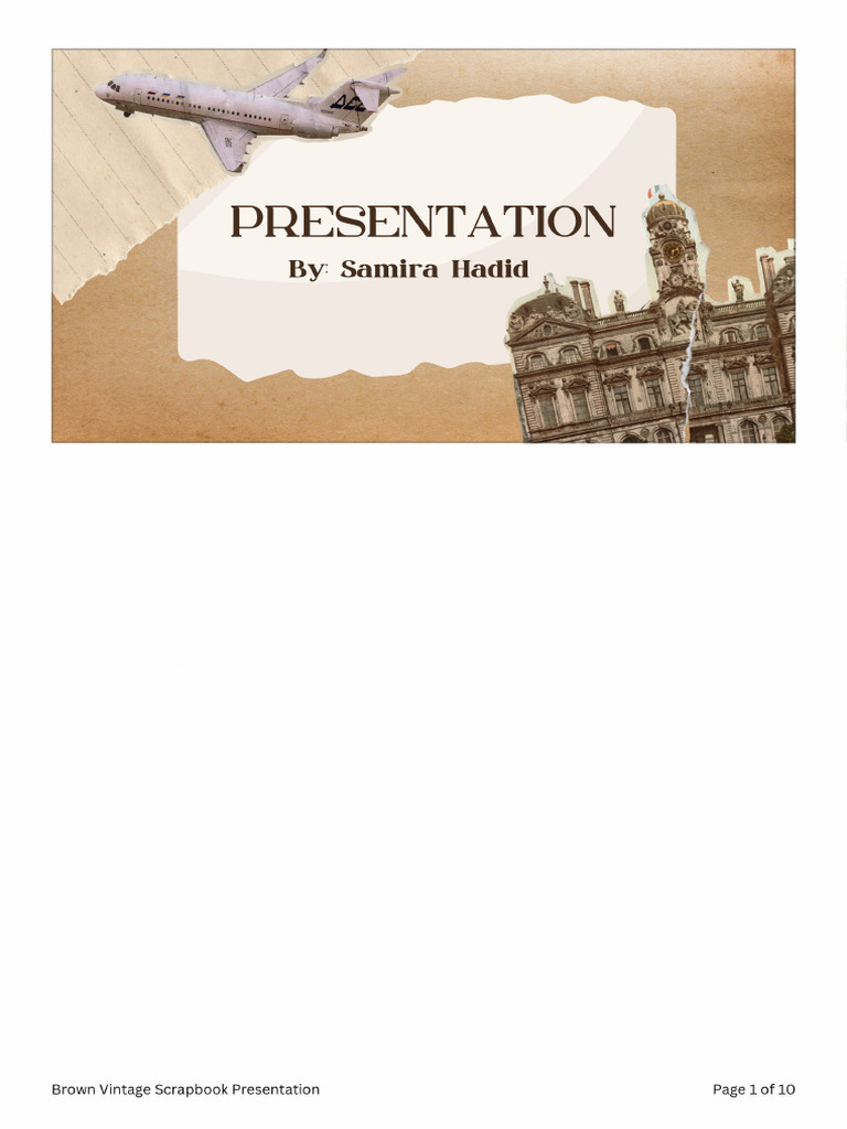 Brown Vintage Scrapbook Presentation - 20250302 - 082524 - 0000 | PDF