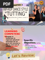 Q3-PPT-PE10 - Hiphop Dance Styles (Tutting) | PDF | Dances | Hand
