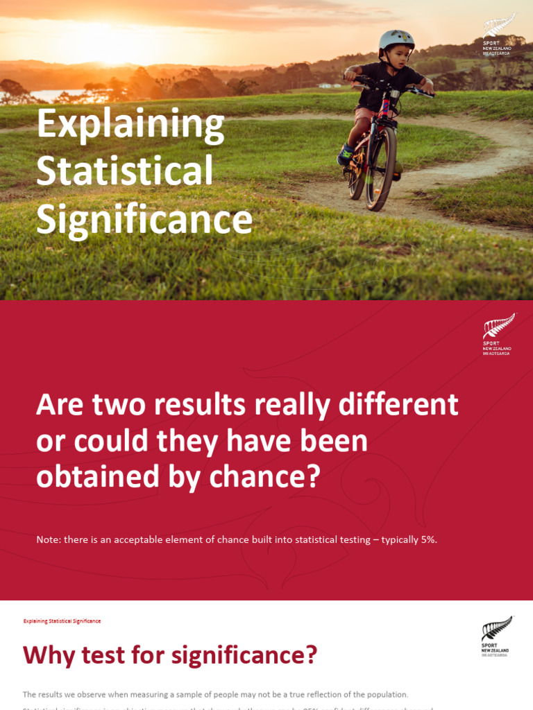 Understanding Statistical Significance | PDF | Statistics | Sampling ...